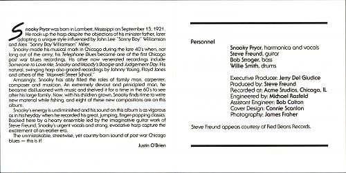 Snooky Pryor - Snooky (1987) - Covers